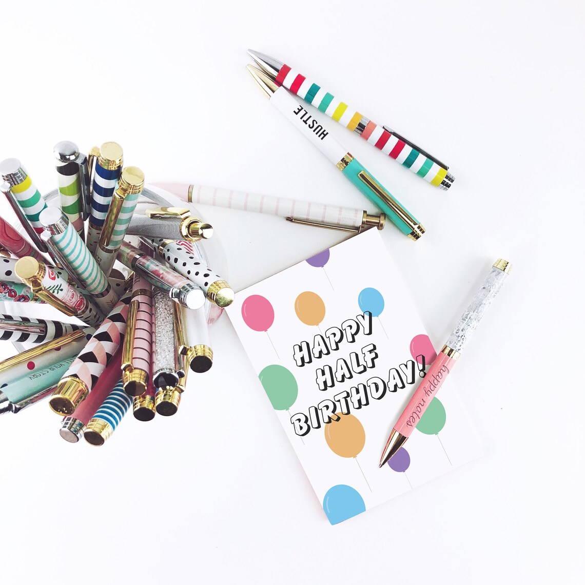 Happy Half Birthday Card - Funny Greeting Instant Download Digital ...