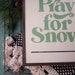Pray for Snow Rustic Home Decor Vintage Winter Signs Ski - Etsy
