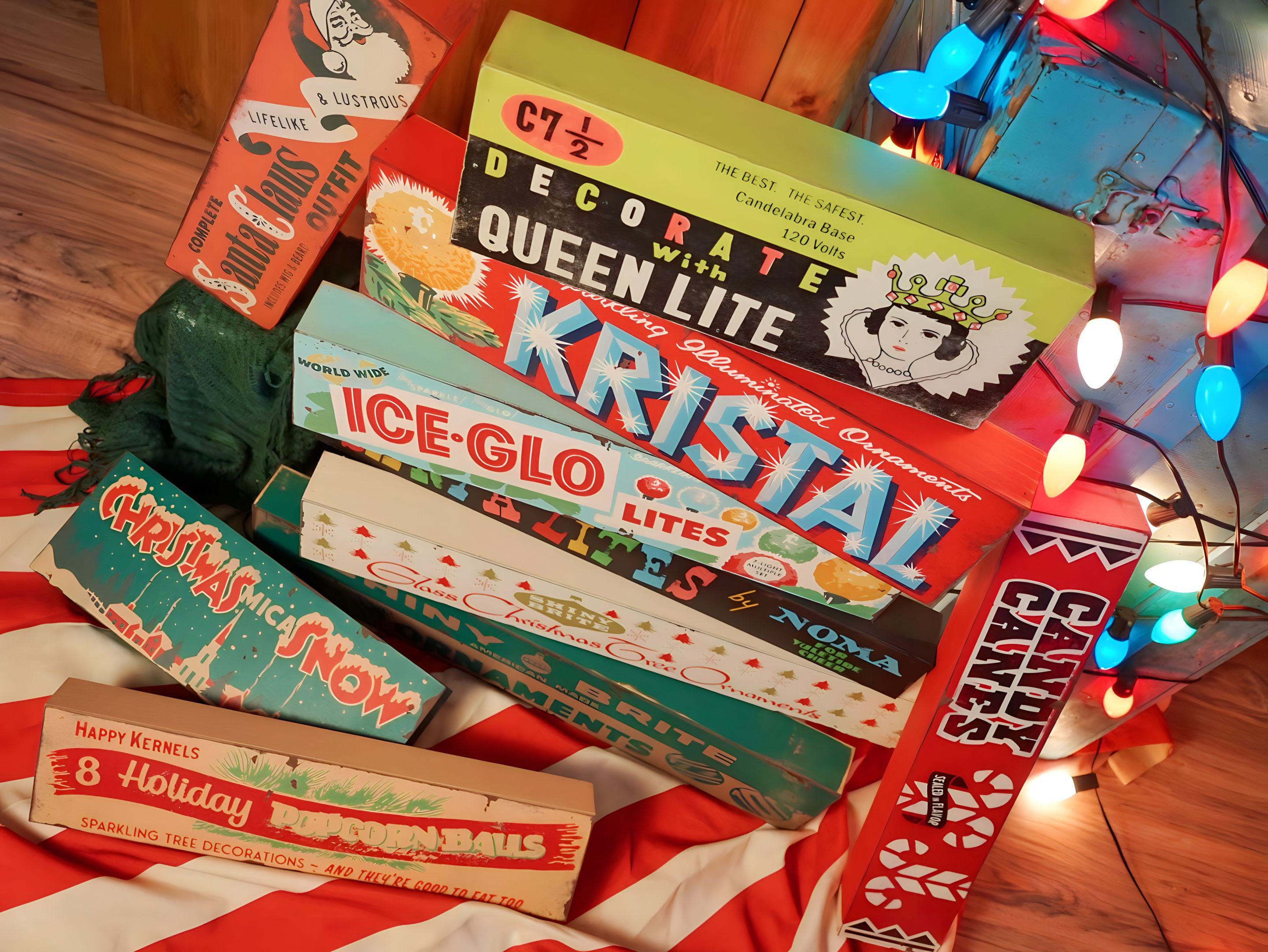 Retro Stackable Christmas Signs - Etsy
