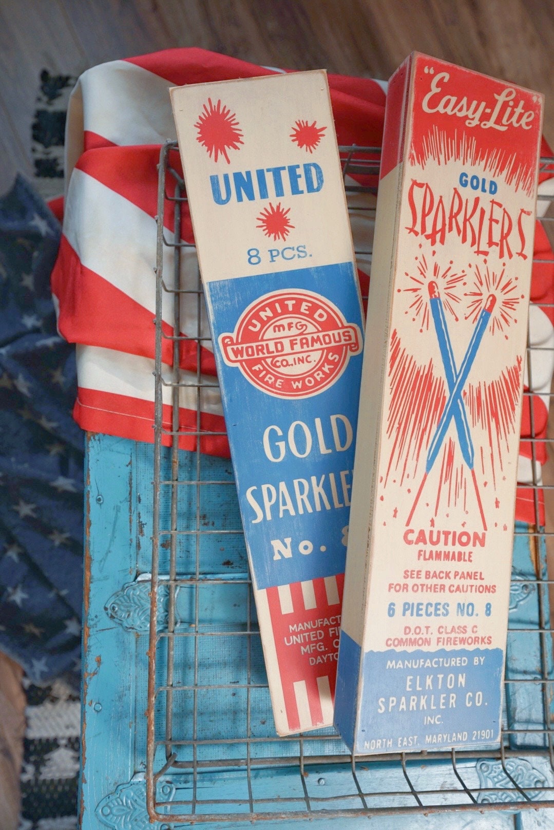 Vintage Sparklers Sign Vintage Patriotic Decor Vintage - Etsy