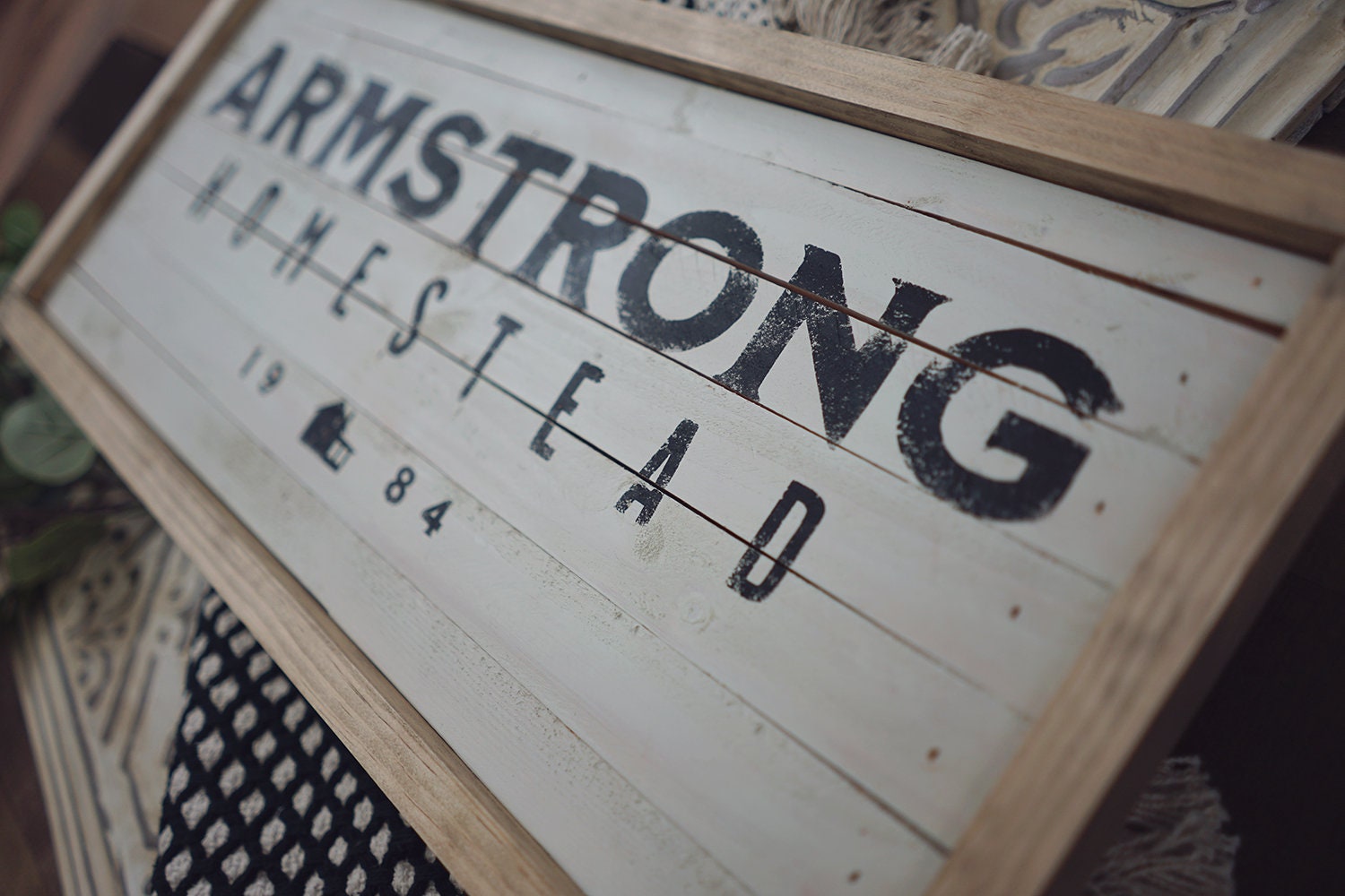 Family Name Custom Sign, Rustic Home Decor, Customized Signs ...