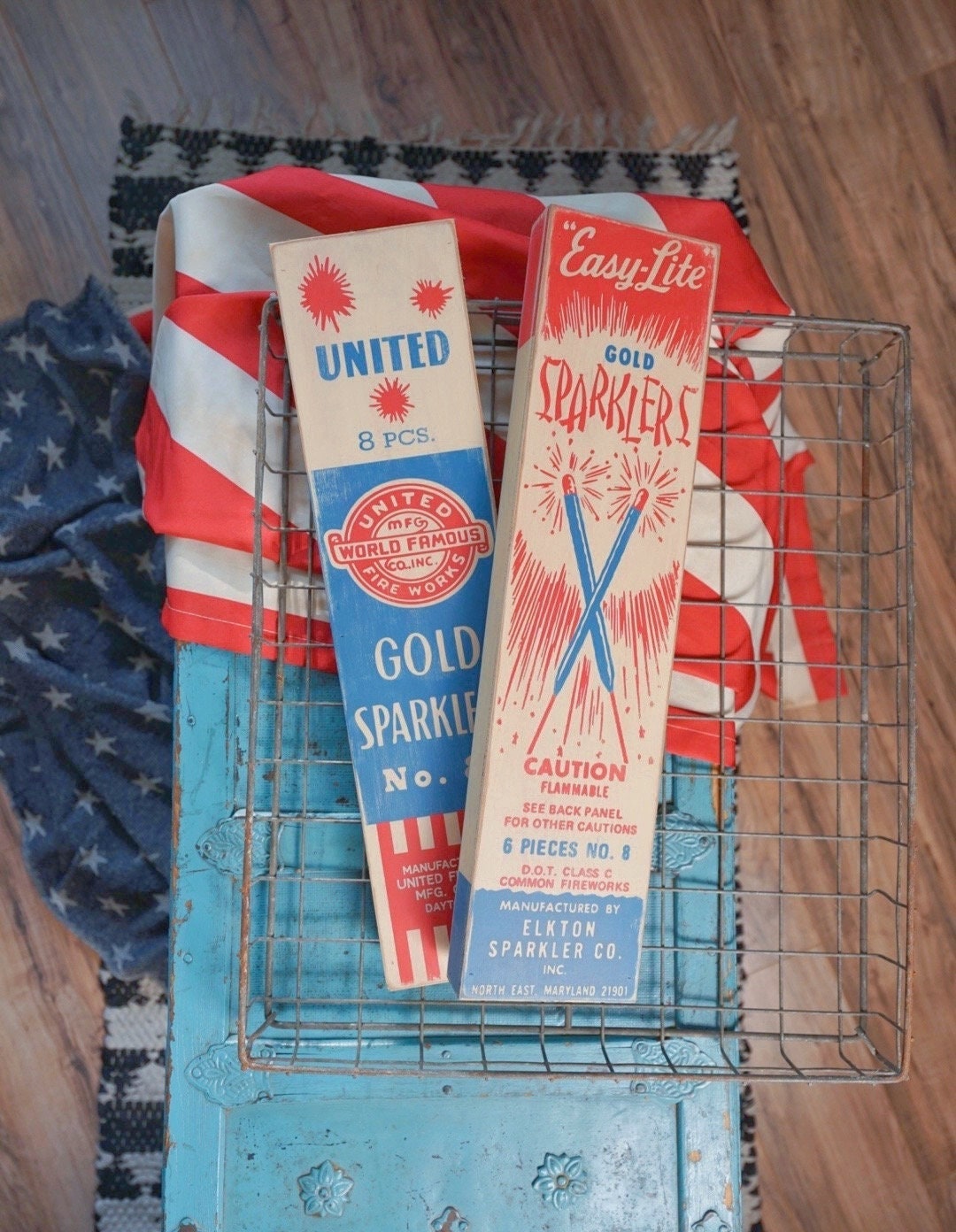 Vintage Sparklers Sign Vintage Patriotic Decor Vintage - Etsy