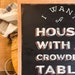 Crowded Table, Rustic Home Decor, Retro Decor, Foyer Sign, Entryway ...