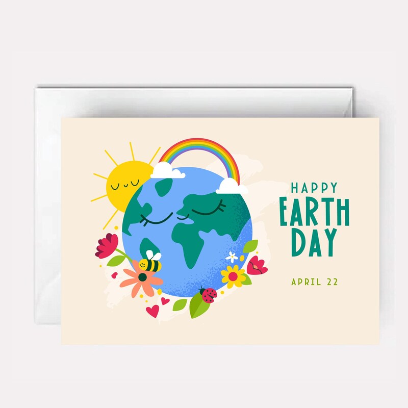 Earth Day Greeting Cards - Etsy
