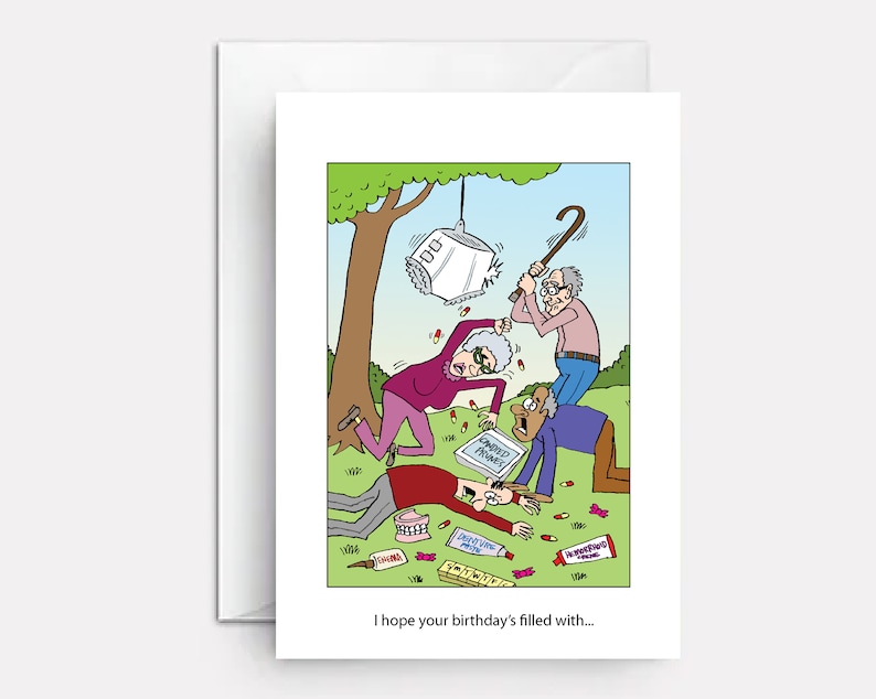 Hilarious Birthday Cards Funny Senior Birthday Cards Old People ...
