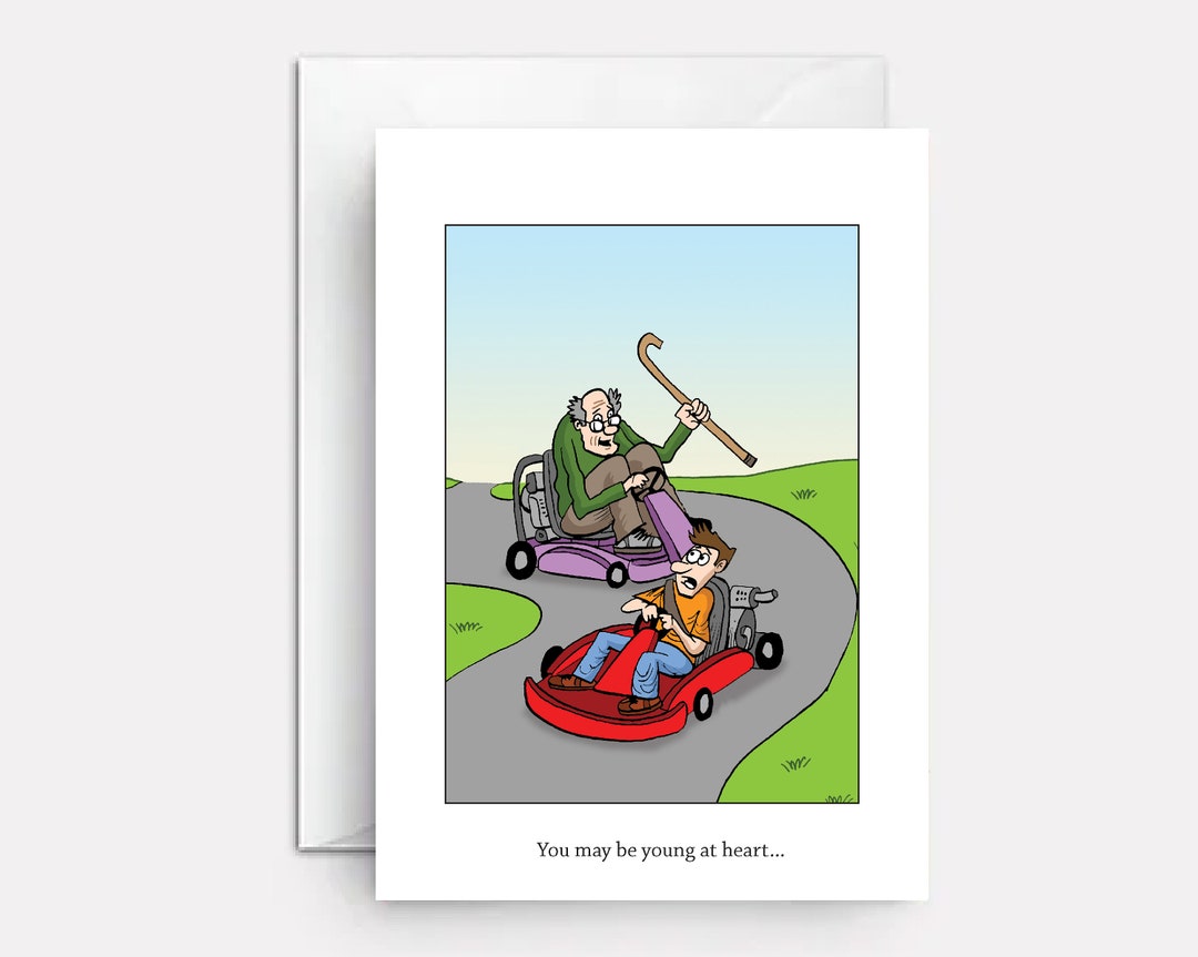 Funny Old Man Birthday Cards Grumpy Old Man Birthday Card Happy Old Man ...
