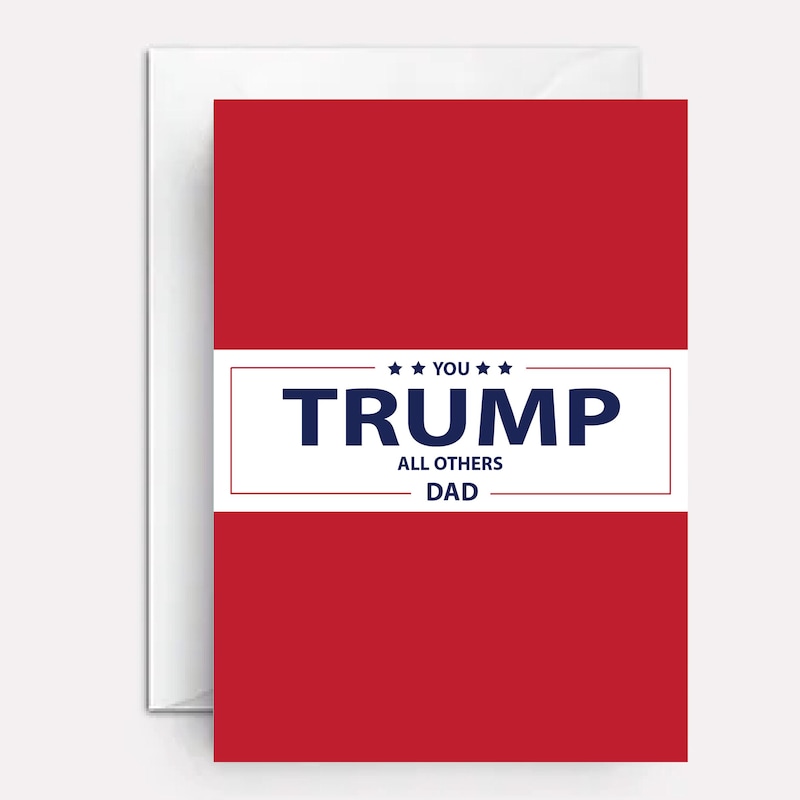 Donald Trump Dad Card - Etsy