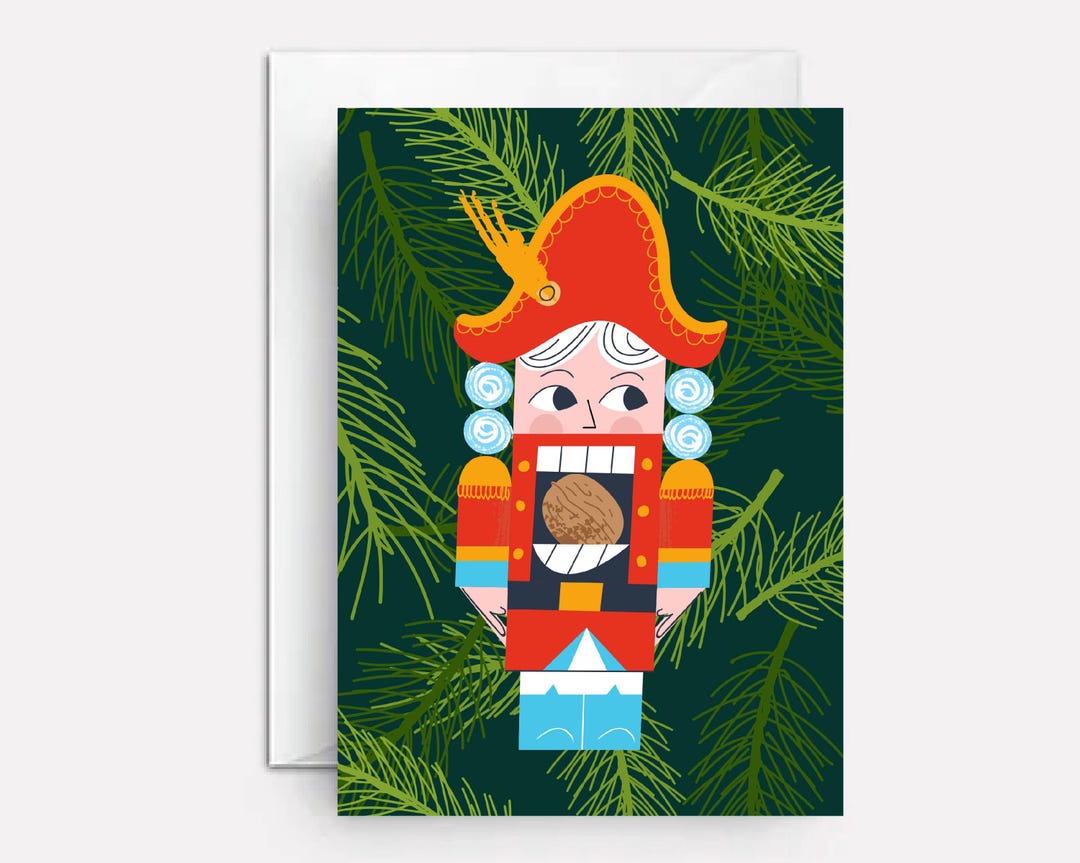 Nutcracker Christmas Cards - Nutcracker Card - Nutcracker Greeting ...