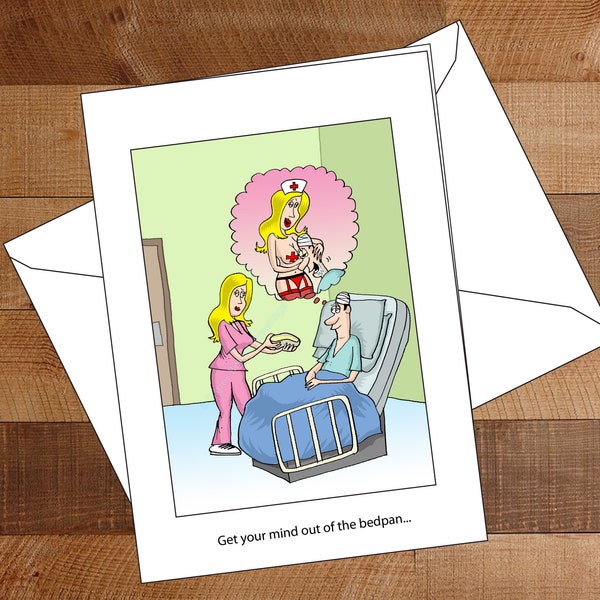 Funny Get Well Cards - Etsy