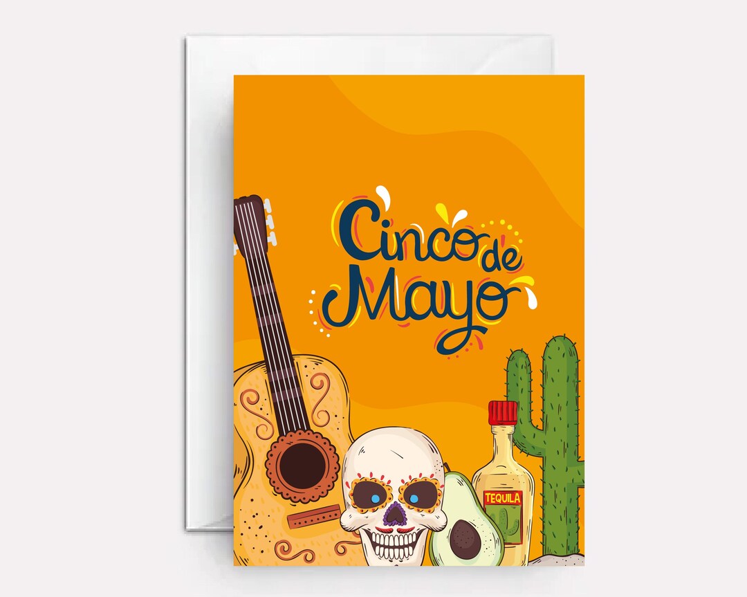 Cinco De Mayo Card: Festive Fiesta Greetings (5x7) - Etsy