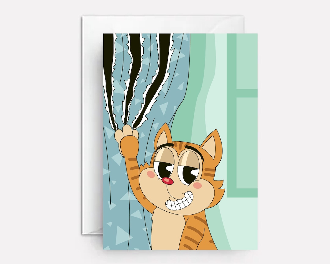 Card for Vet | Cat Greeting Card for Vet | Vet Card | Personalized ...