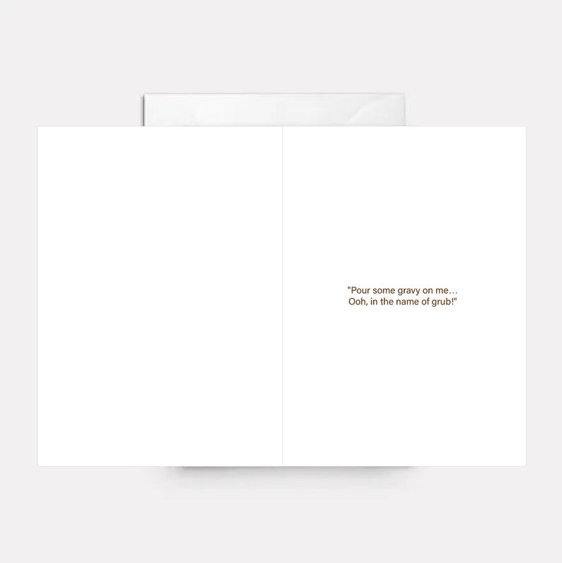 Funny Turkey Day Card – Cheeky Thanksgiving Humor - Etsy