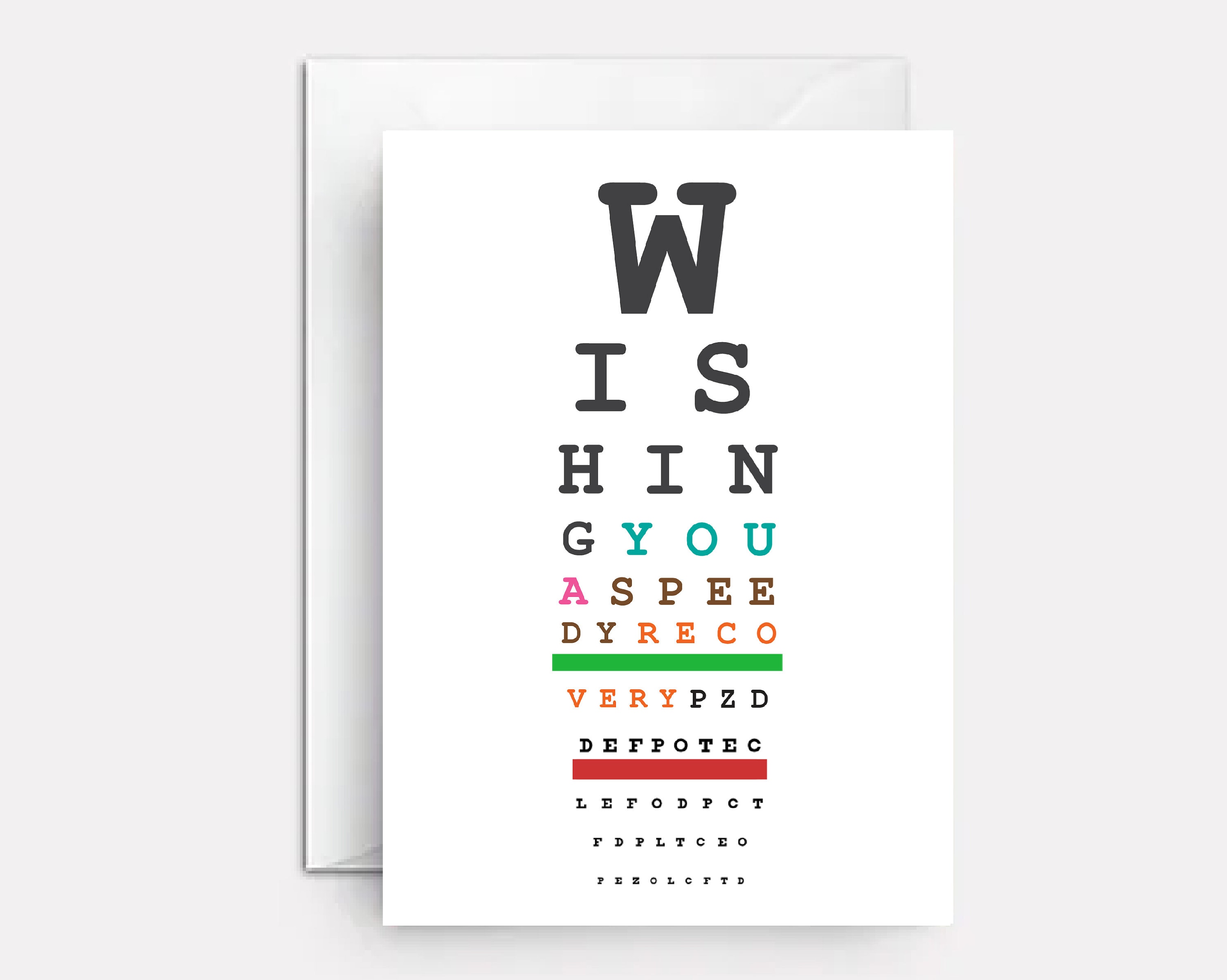 Get Well Soon Cards | Eye Surgery Get Well Card | Eye Surgery Card ...