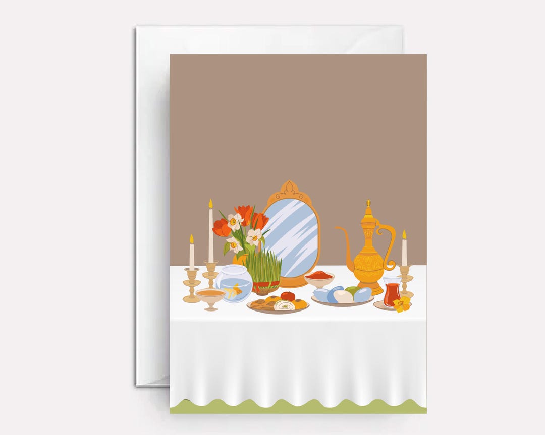 Greeting Card for Nowruz - Nowruz Cards Persian - Nowruz Cards - by ...