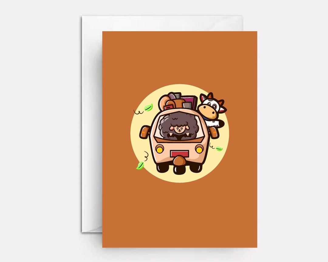 Funny Moving Announcement Cards | New Address, Whimsical Design - Etsy