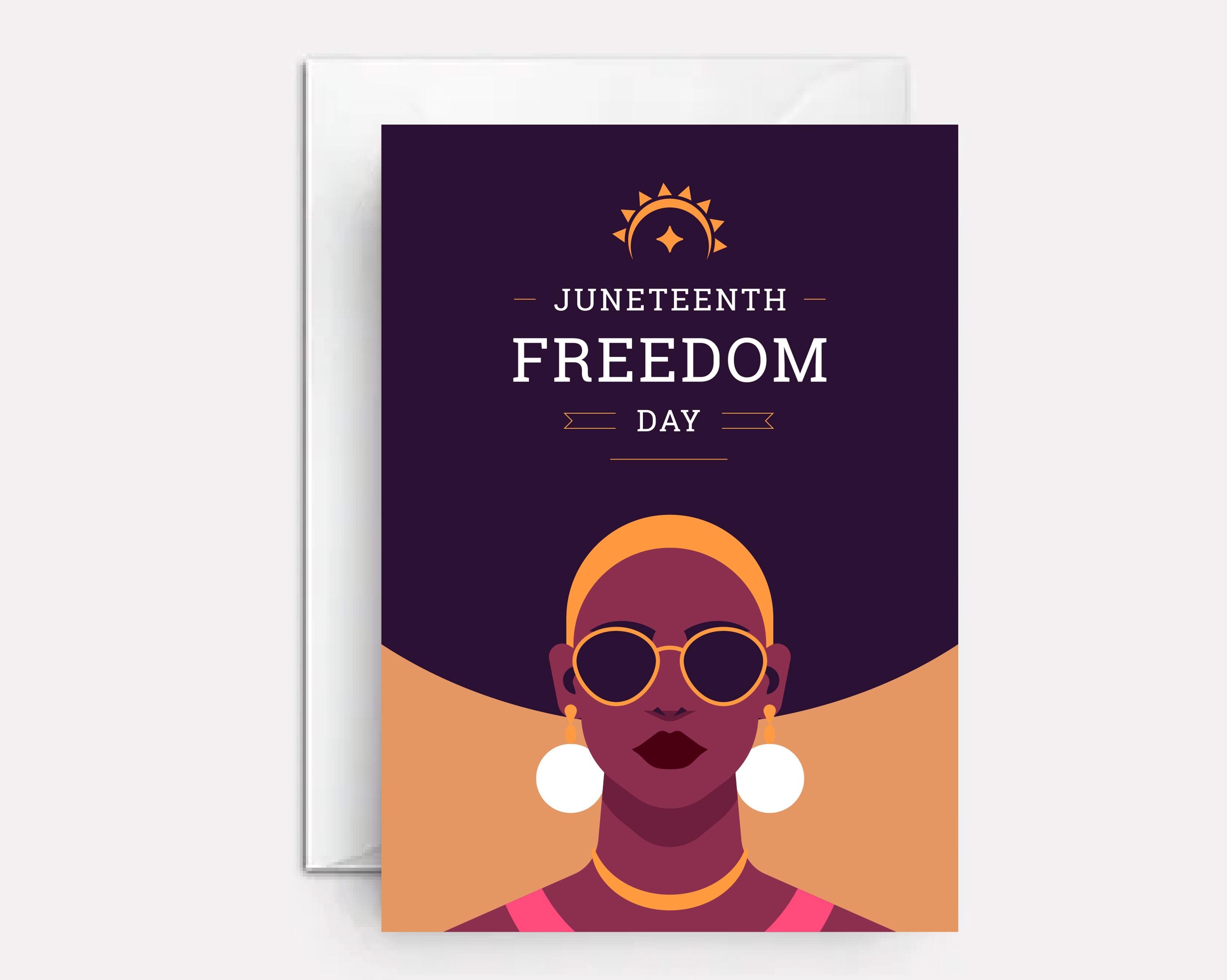 Juneteenth Card - Happy Juneteenth Card - Juneteenth Greeting Card by ...