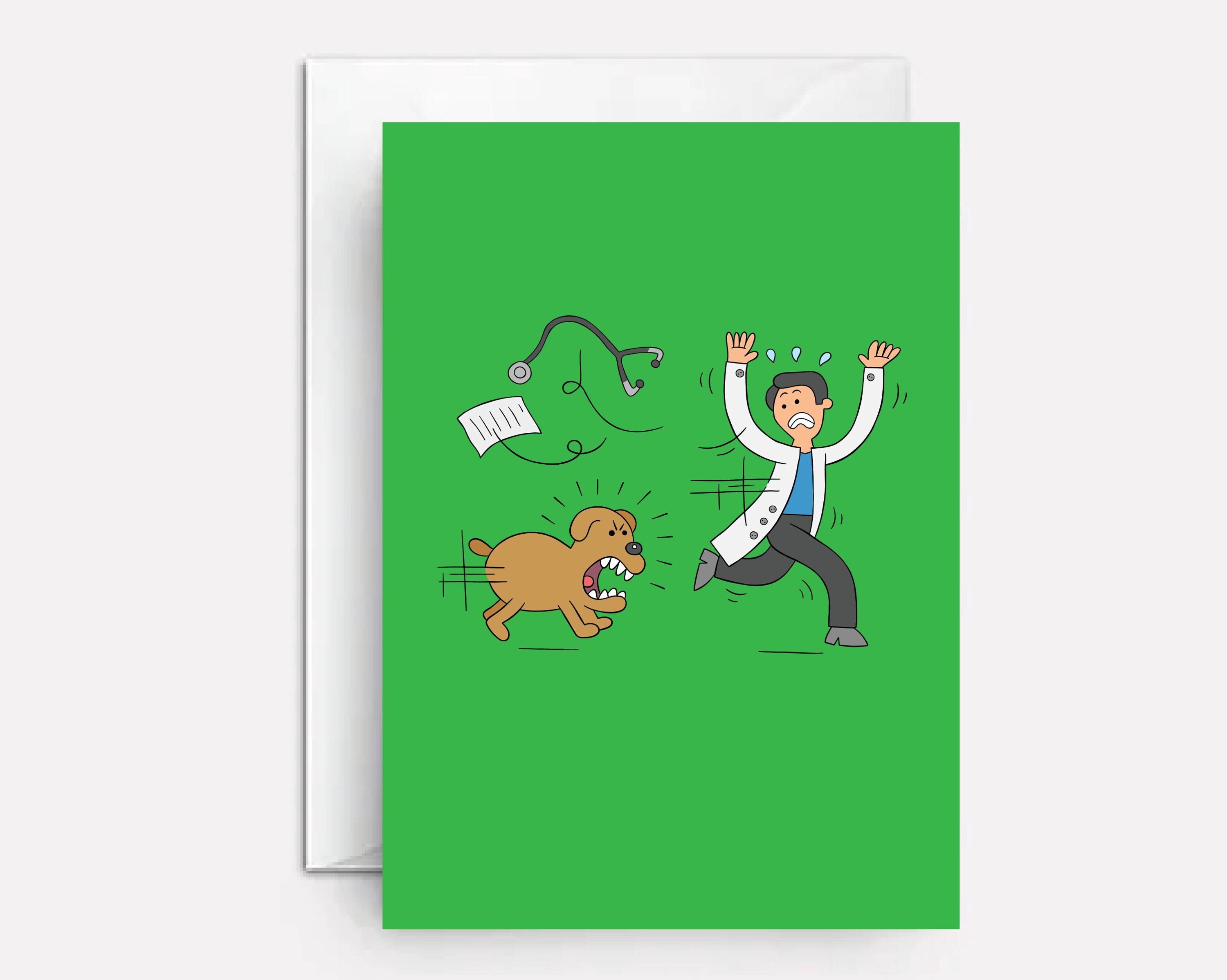 Vet Card for Dogs | Card for Vet | Out of Love - Etsy