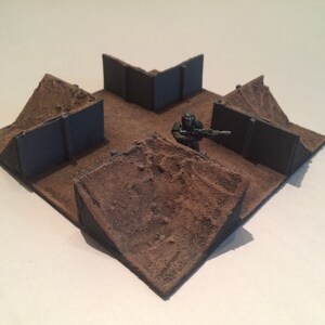 Trenches Intersection Modular Terrain - Etsy