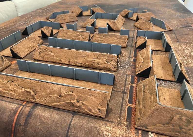 Trench Set Modular Terrain (medium) - Etsy