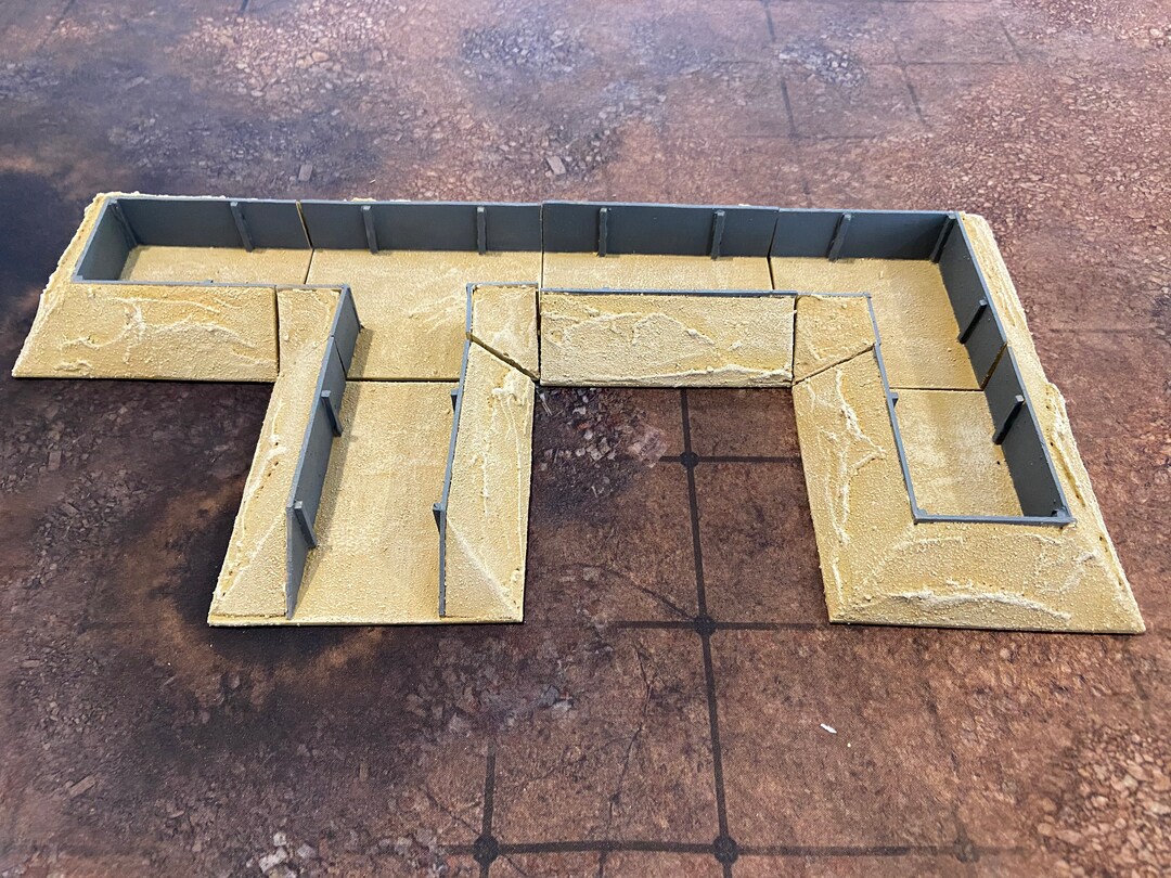 Trench Set Modular Terrain small - Etsy