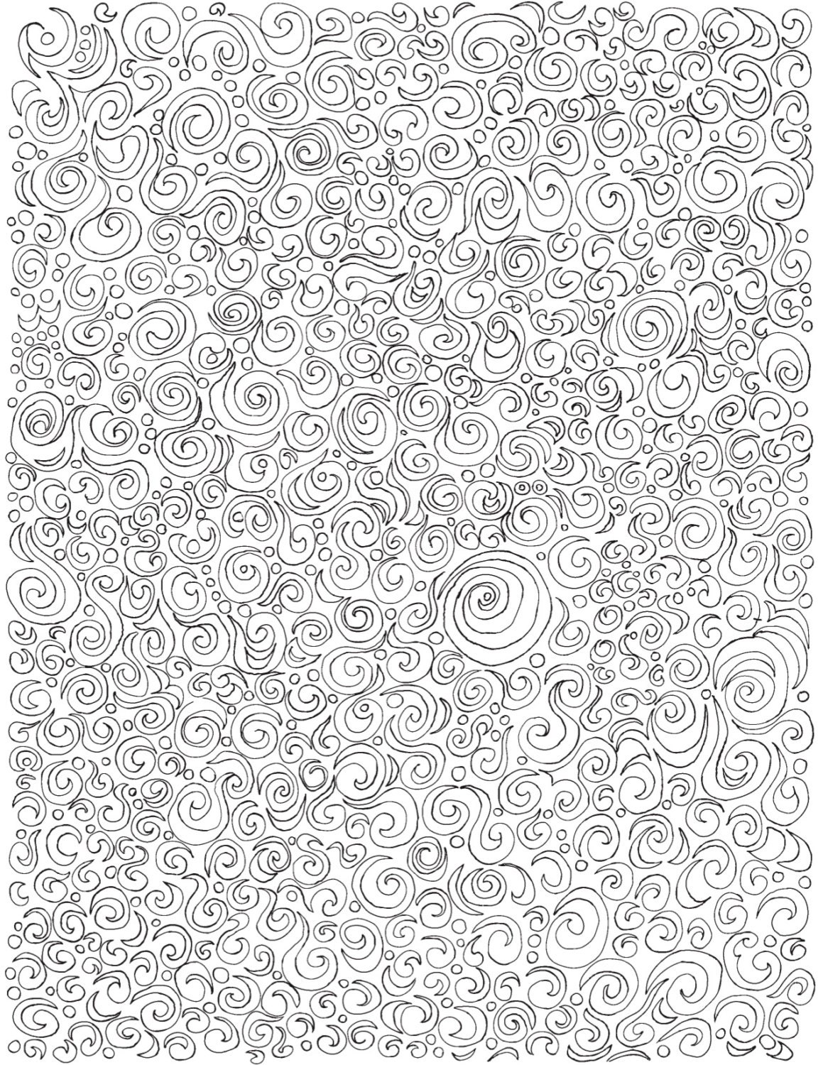 Tiny Swirls Coloring Page - Etsy