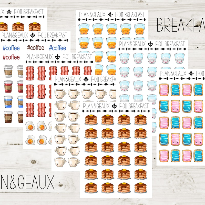 Kawaii Breakfast - Etsy