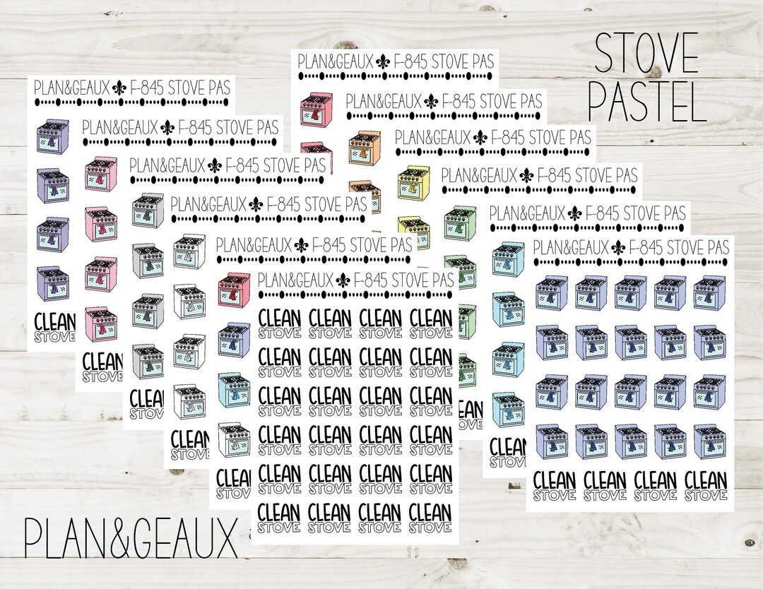 Stove Stickers, Cooking Stickers, Baking Sticker, Oven Stickers, Pastel ...