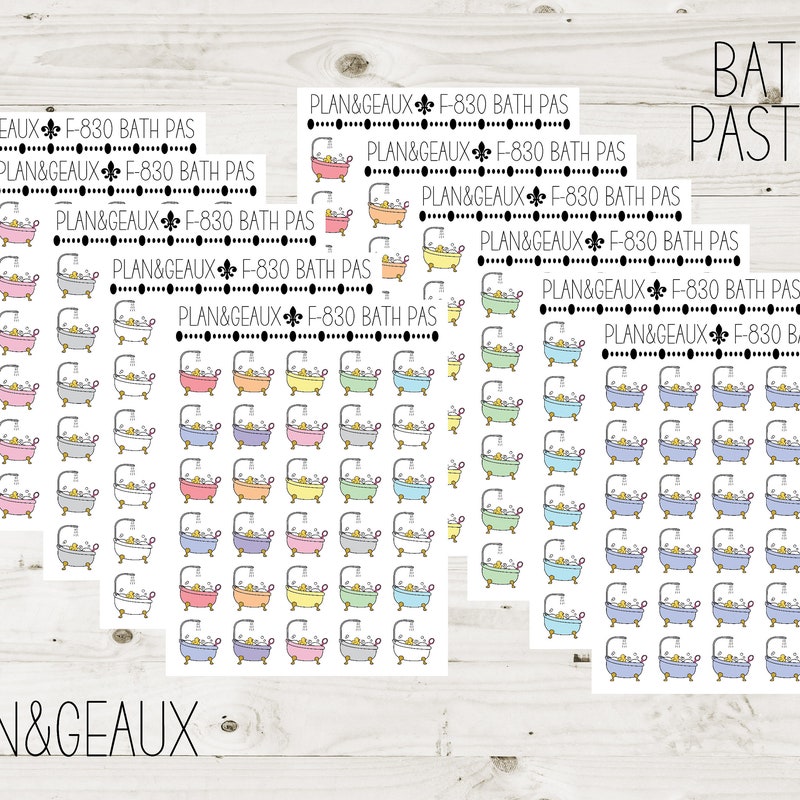 Bath Stickers - Etsy