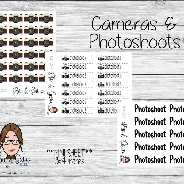 Camera Stickers - Etsy