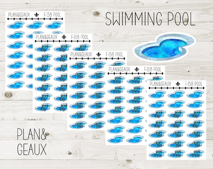 Cute Swimming Stickers for Digital Planner | Swimming Day Goodnotes ...