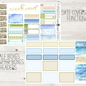 Take Me to the Sea Weekly Planner Kit, Ocean Planner Stickers ...