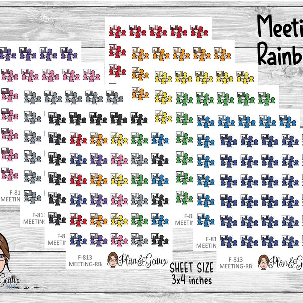 Meeting Sticker - Etsy
