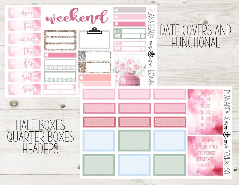 Tea Party Weekly Kit Planner Stickers, Tea Stickers, Weekly Planner ...