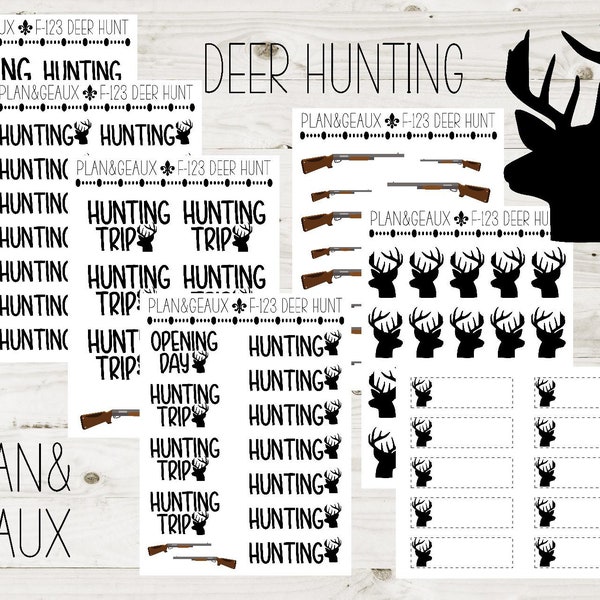 Hunting Sticker - Etsy