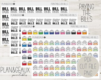 Bill Pay Stickers - Etsy