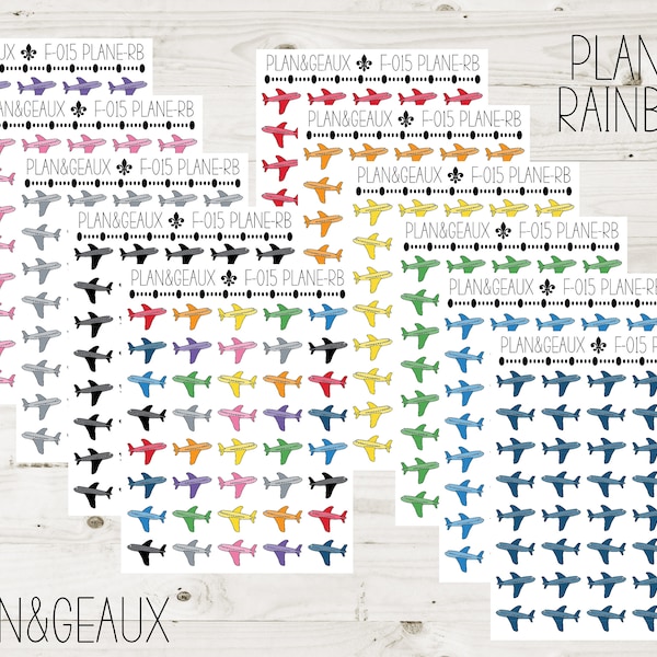 Airplane Stickers - Etsy