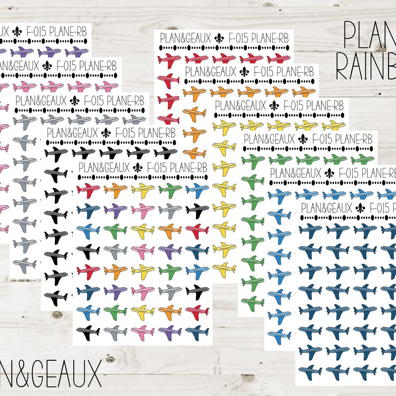 Airplane Stickers - Etsy