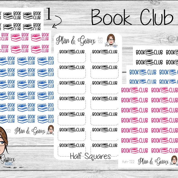 Book Club Journal Stickers - Etsy