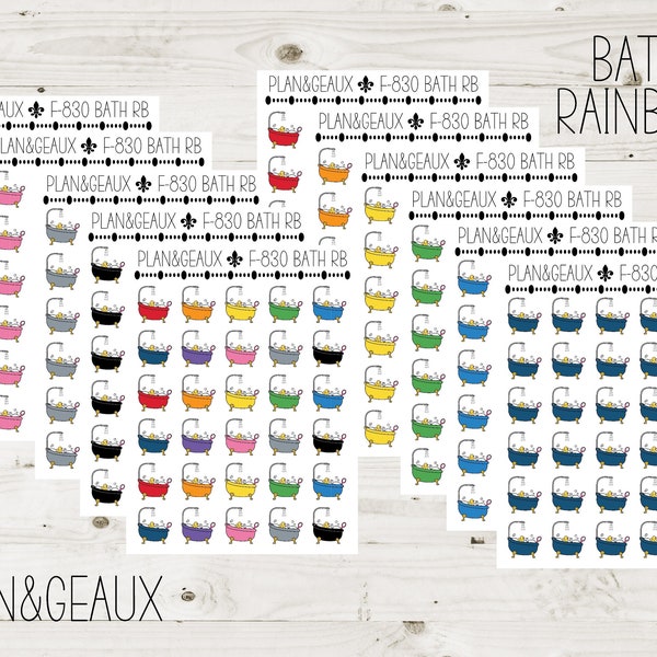 Bath Stickers - Etsy