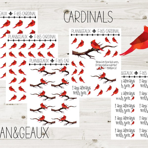 Cardinals Stickers - Etsy