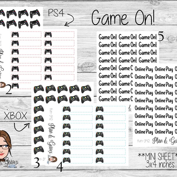 Video Game Controller Sticker Water Bottle - Etsy