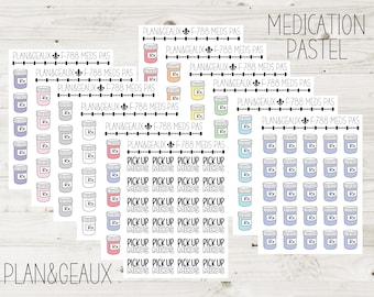 Planner Sticker Prescription Bottle - Etsy