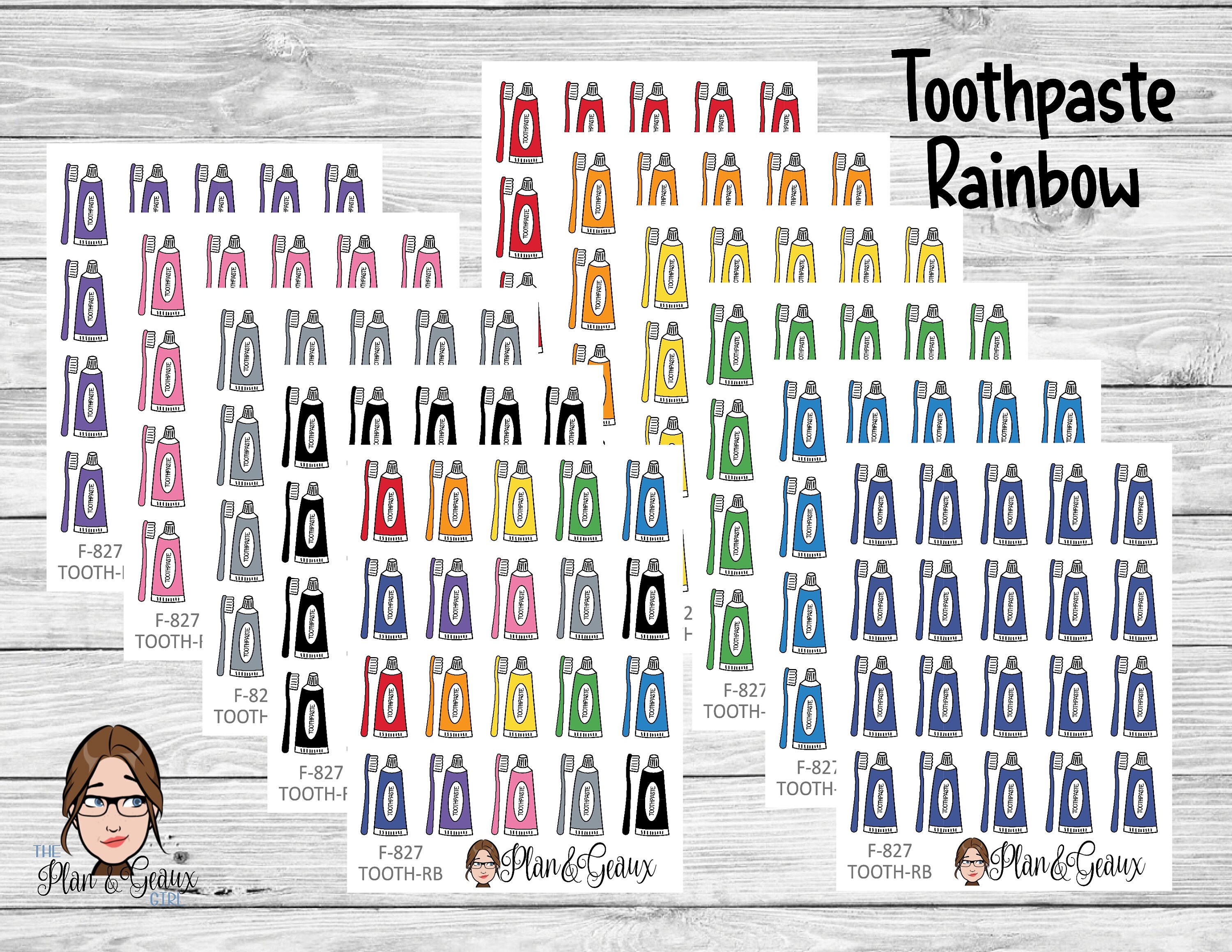 Oral B Stickers - Etsy