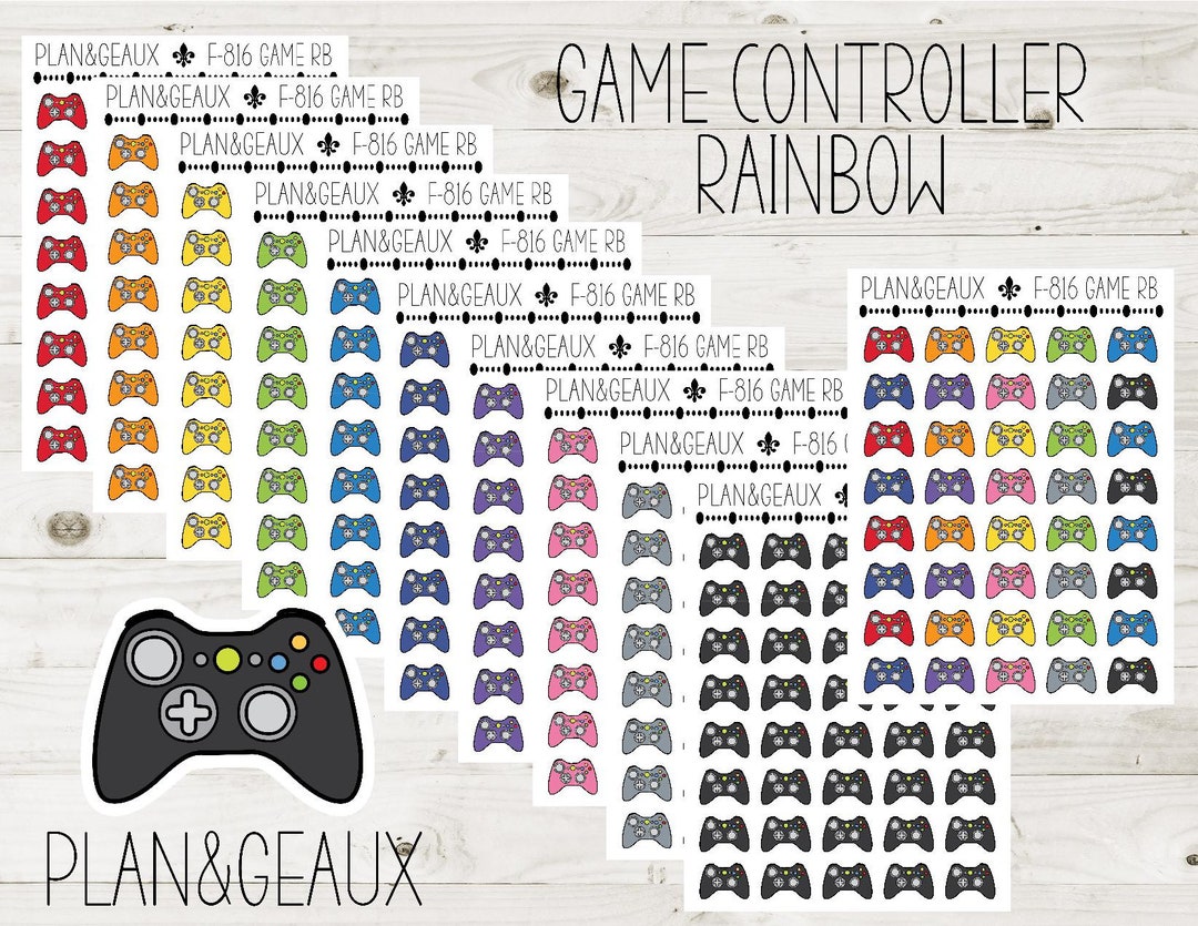 Game Controller Stickers, Video Game Controller Stickers, Video Game ...