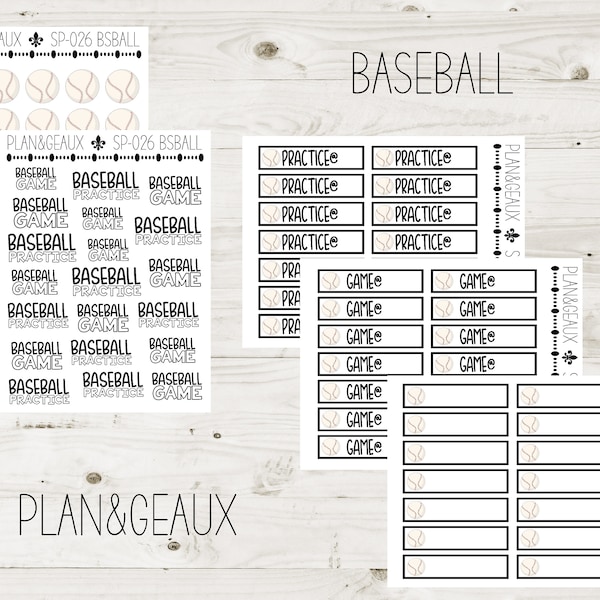 Baseball Practice Planner - Etsy