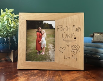 Handwriting Custom Engraved Picture Frame - Etsy