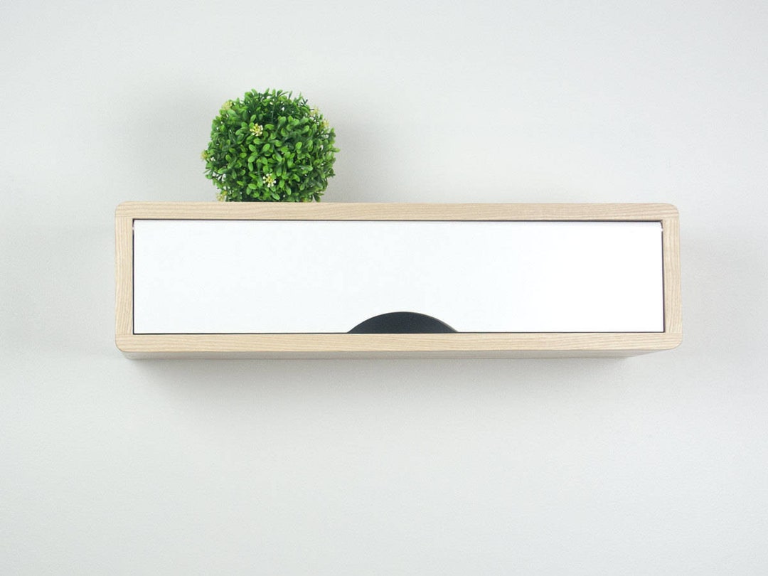 Living room decor floating shelves minimalist design display cube blocks set of 6 lacquered black store