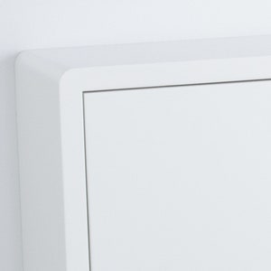 Mini Floating White Cabinet, Small Wall Cabinet, Small Medicine Cabinet ...