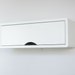 Contemporary White Lacquer Finished Floating Shelf, Floating Cabinet ...
