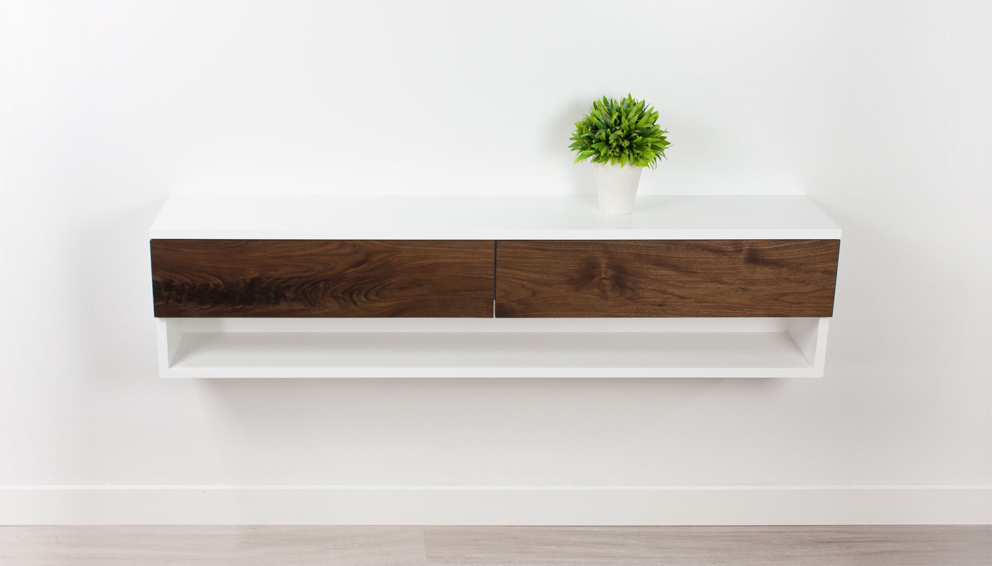 Floating Entryway Foyer Wall Mount Open Shelf Console Table - Etsy